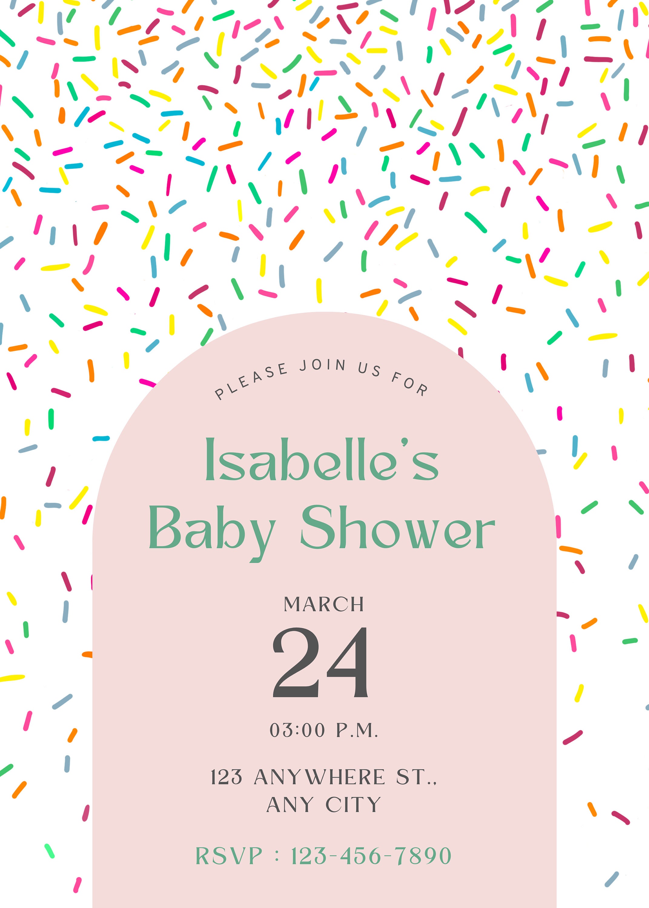 Printable Confetti Border - Pastel Sprinkles Pages Paper Craft Supplies ...