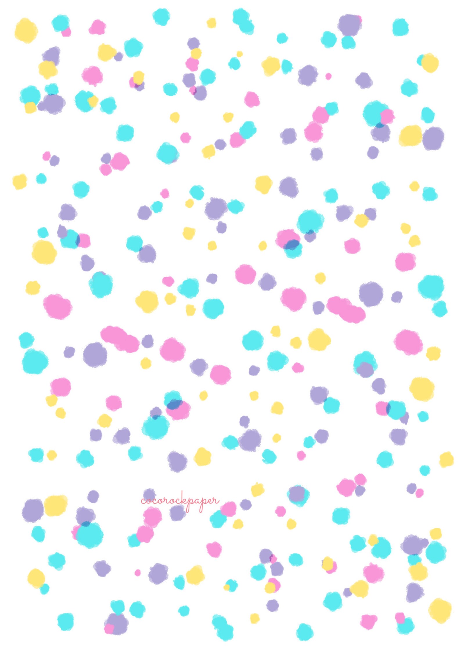 Printable Confetti Border 9 Pages Paper Craft Supplies Digital Download ...