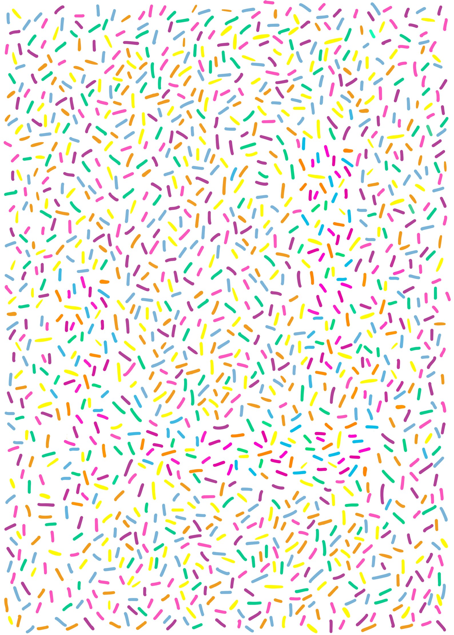 Printable Confetti Border Pastel Sprinkles Pages Paper Craft Supplies ...