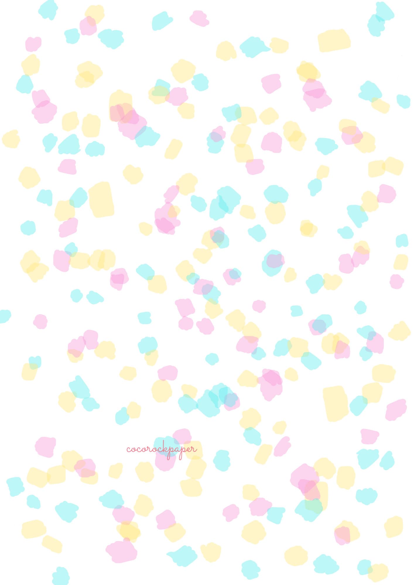 Printable Confetti Border Pastel Sprinkles Pages Paper Craft Supplies ...