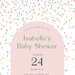 Printable Pastel Sprinkles Pages - Paper Craft Supplies - Invitation ...
