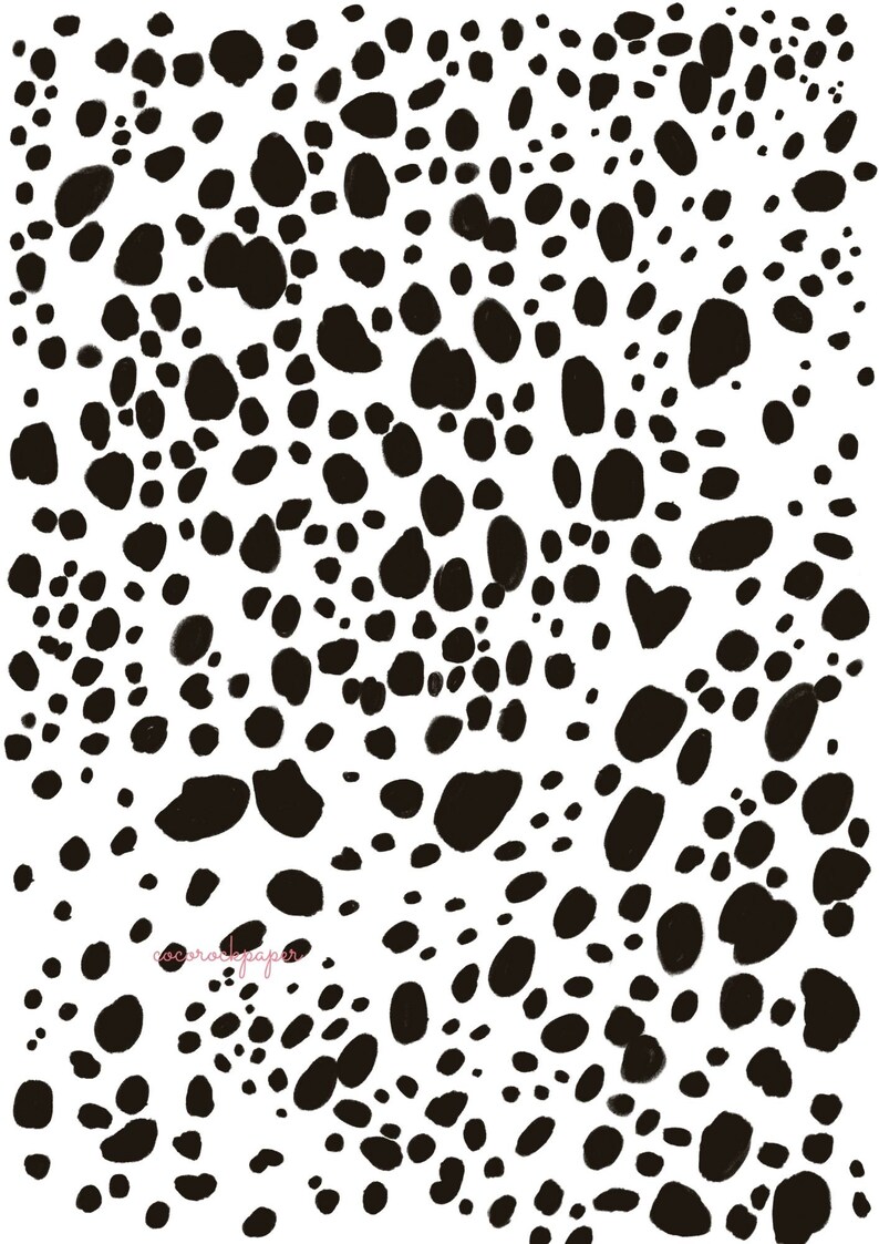 Printable Dalmatian Border Pages - Paper Craft Supplies - Invitation ...