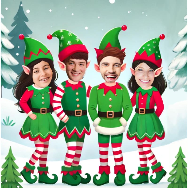 Faceless Elf Template - Etsy