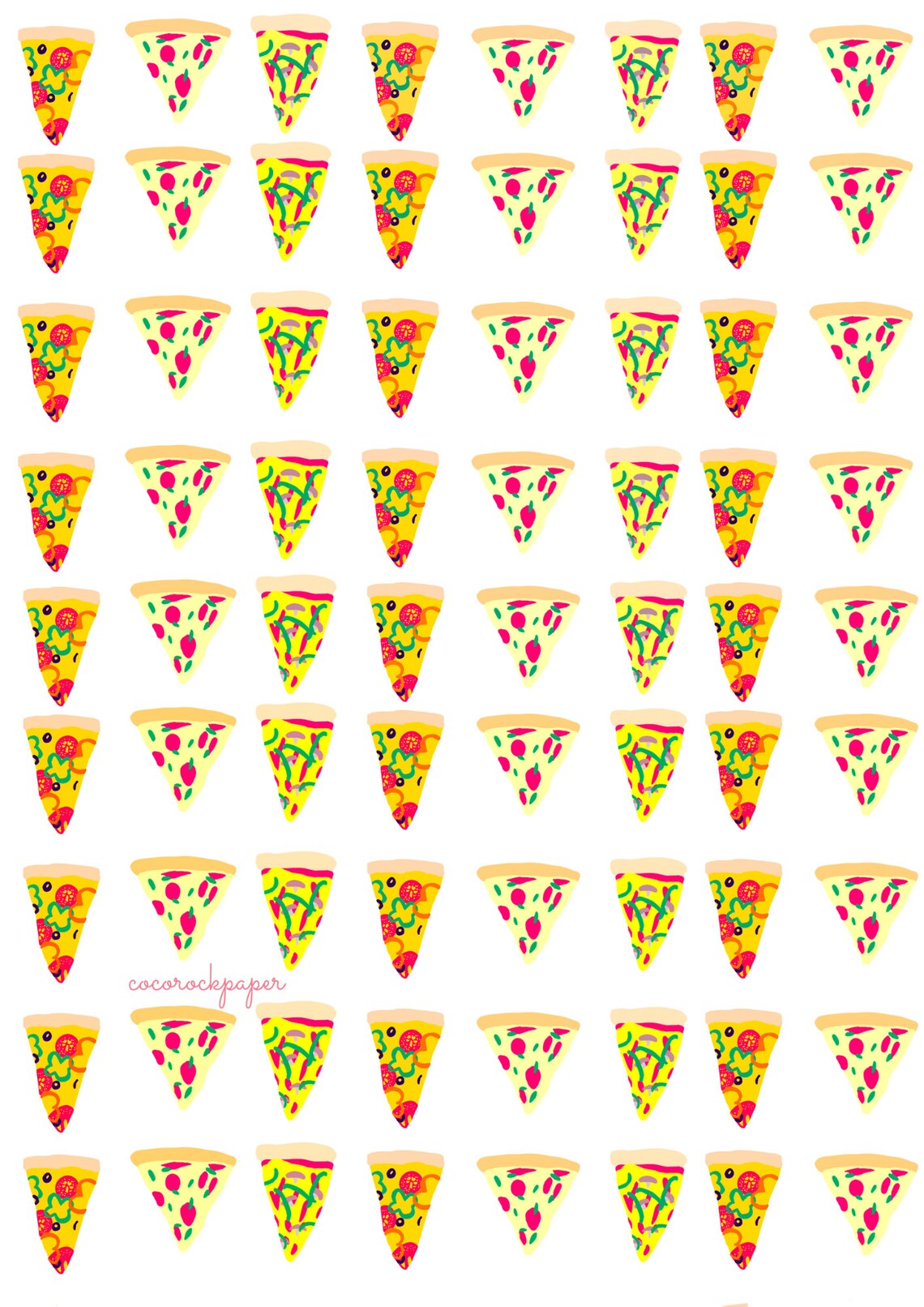 Pizza Border Printable, Pizza Party Invitation, Border Download PNG PDF ...
