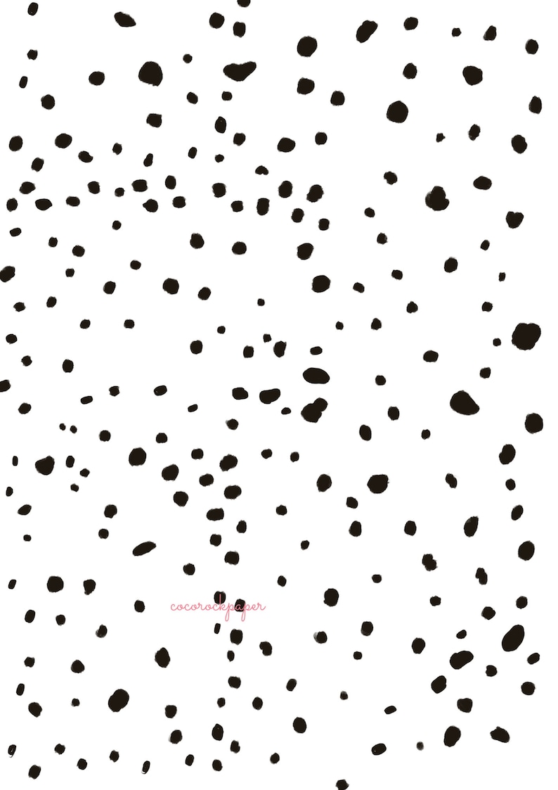 Printable Dalmatian Pattern 8 Pages Invitation Paper - Etsy Australia