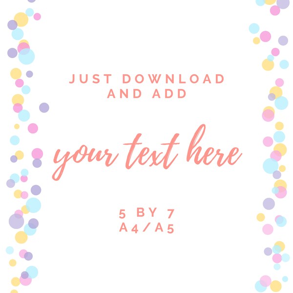 Pastel Confetti - Etsy