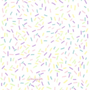 Printable Sprinkles Border Paper Craft Supplies Invitation - Etsy