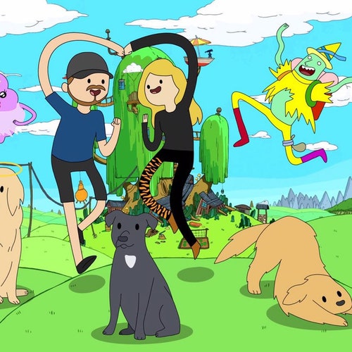 FREE PRINT & SHIPPING Adventure Time Custom Portrait - Etsy