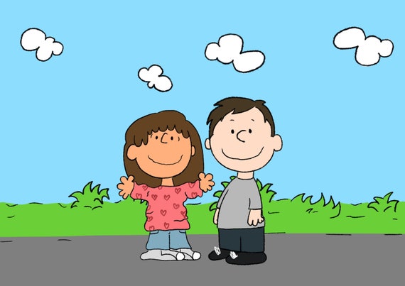 FREE PRINT & SHIPPING Peanuts Snoopy Custom Portrait | Etsy