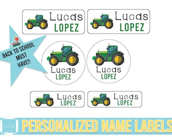 Dinosaur School Name Labels | Personalized Waterproof Daycare and Camp ...