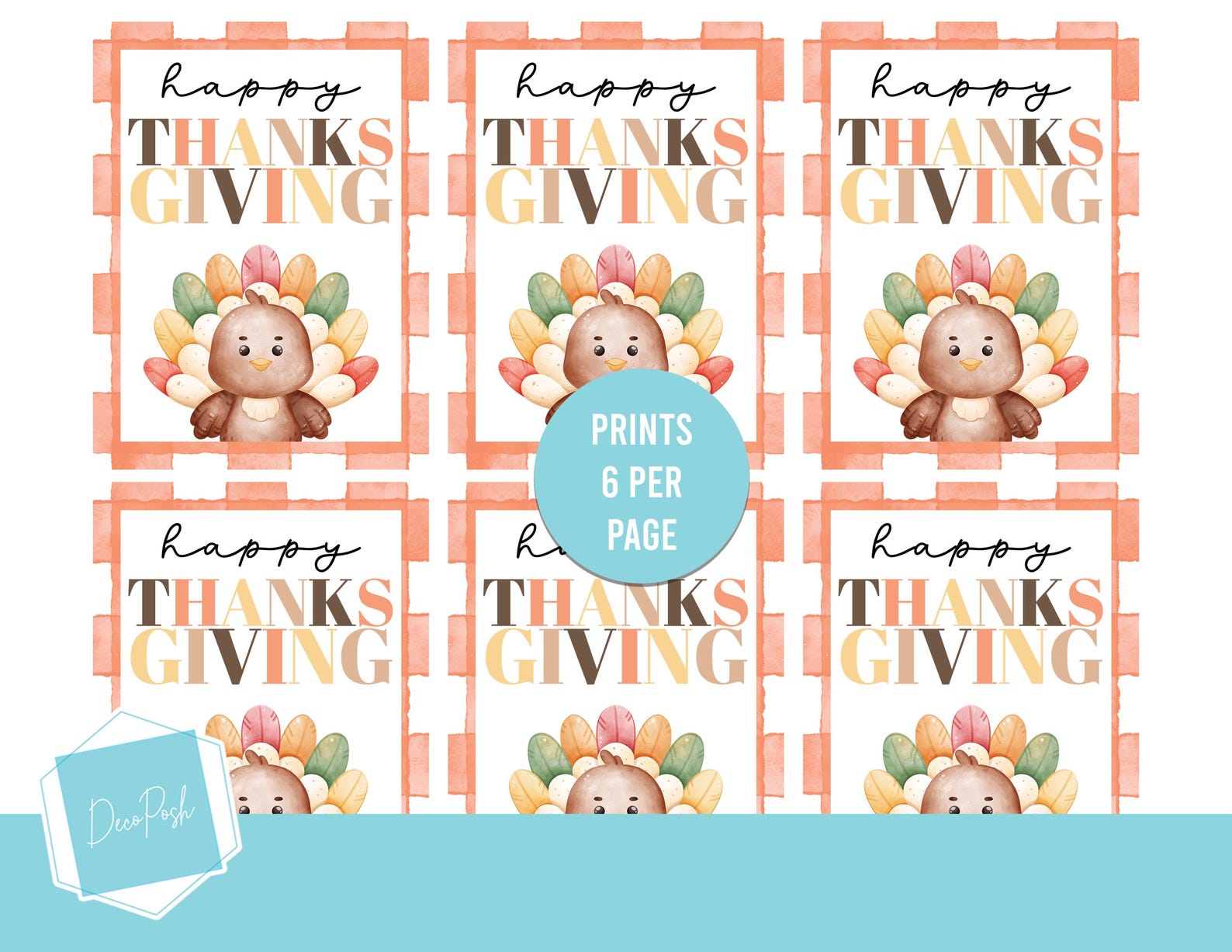 Printable Thanksgiving Tags | Turkey Gift Tags | Teacher Thanksgiving ...
