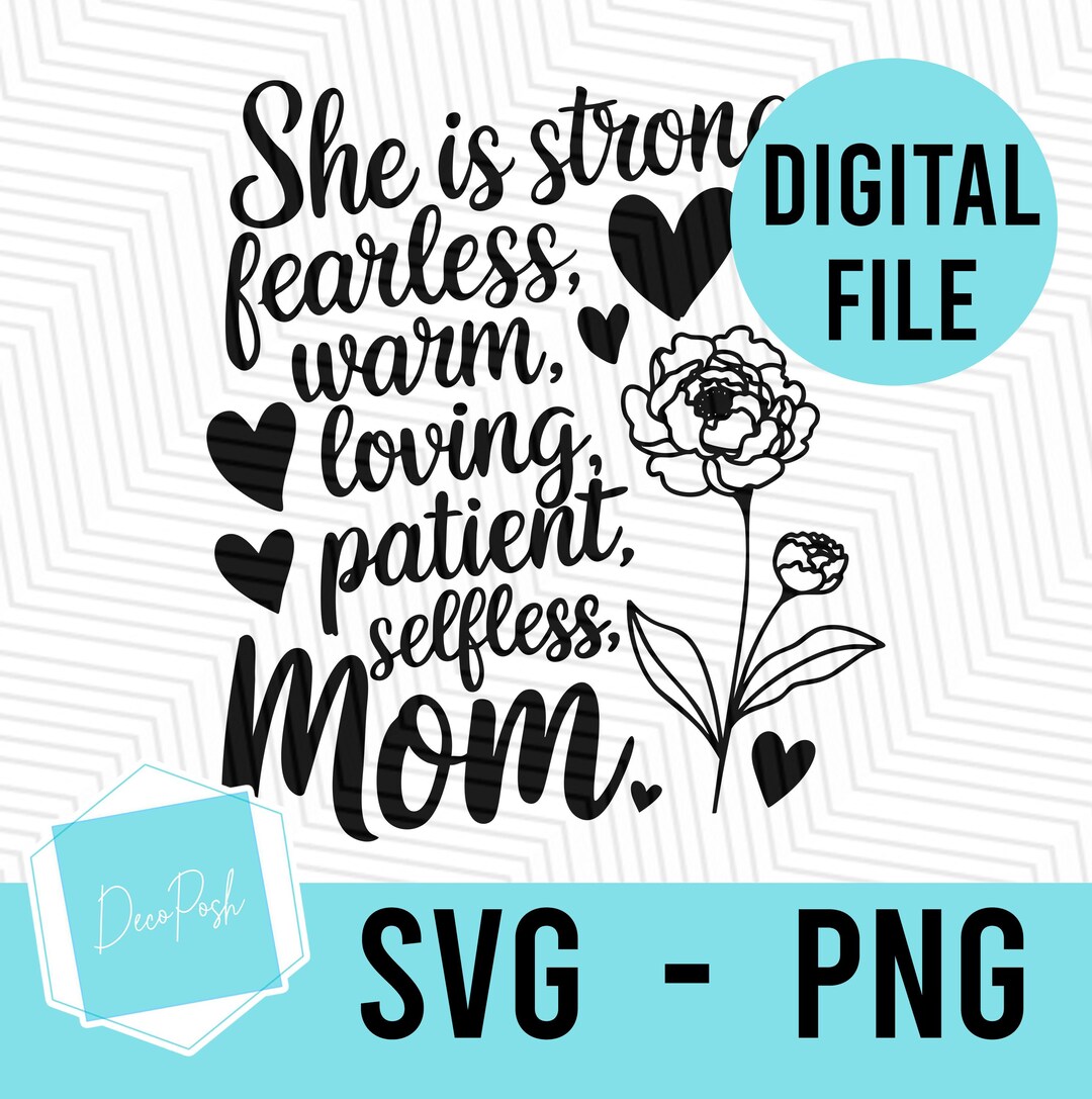 Mom Quote SVG | New Mom Digital File | New Mom SVG | Mother PNG | New ...