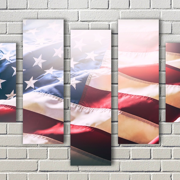 American Flag Art - Etsy