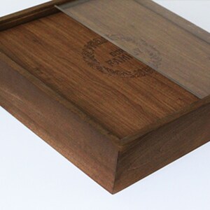 Photobook Wooden Gift Box. Acrylic Glass Lid. With Space for - Etsy