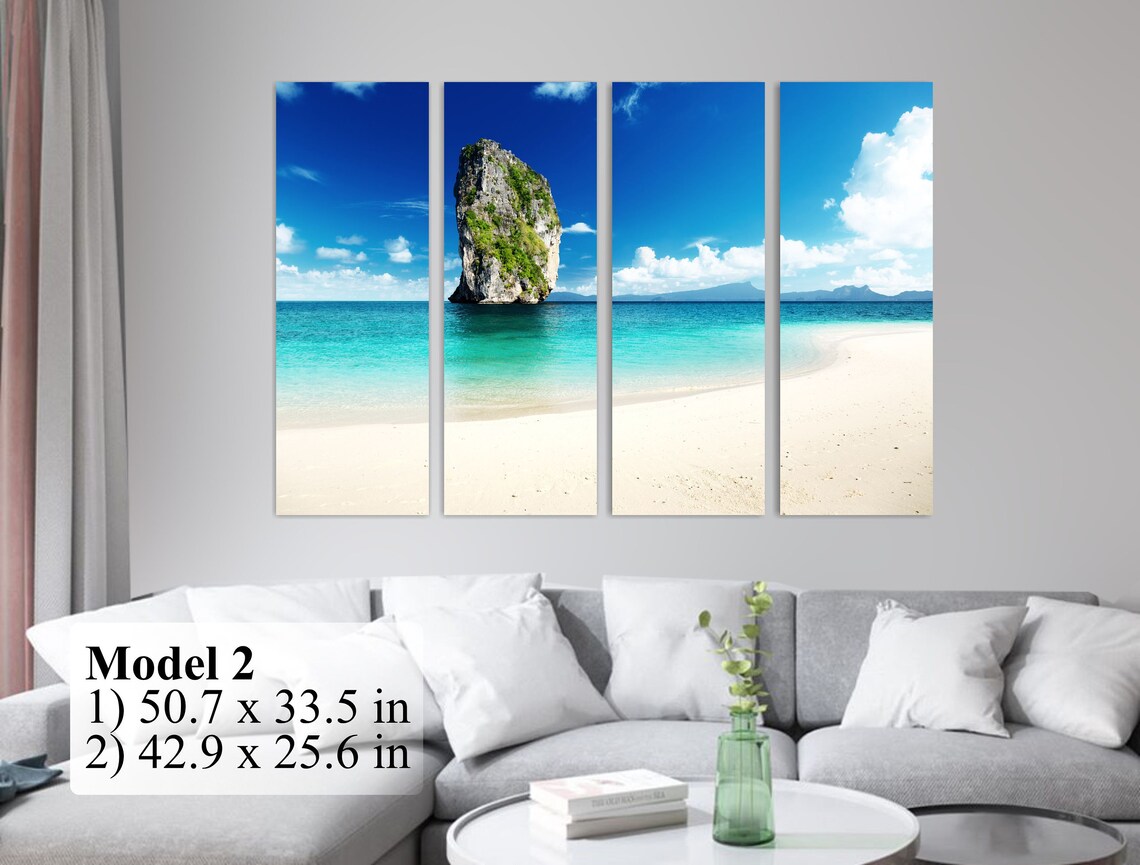 Poda Island Seashore. Koh Poda. Thailand. Multi Panel Wall Art - Etsy