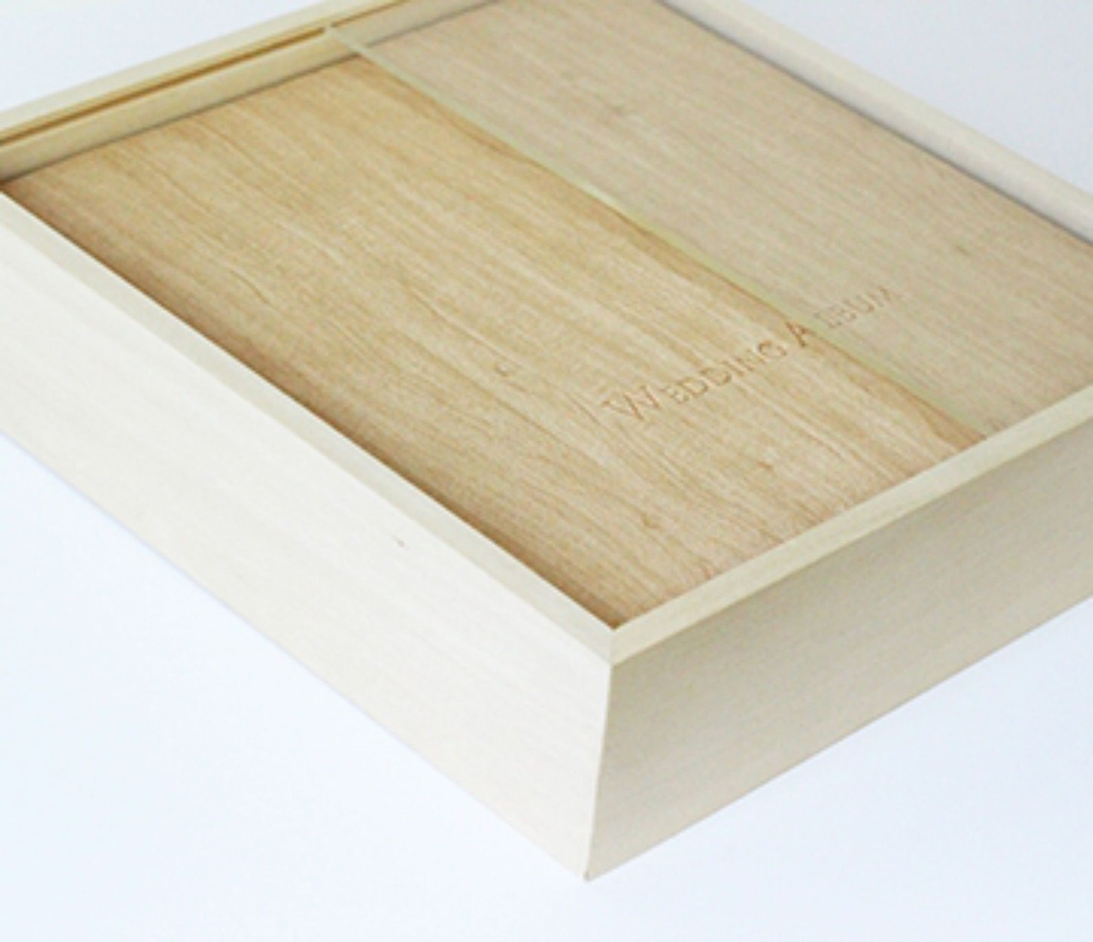 Photobook Wooden Gift Box. Acrylic Glass Lid. With Space for - Etsy