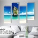 Poda Island Seashore. Koh Poda. Thailand. Multi Panel Wall Art Decor ...