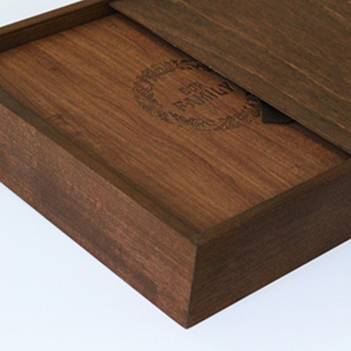 Photobook Wooden Gift Box. Acrylic Glass Lid. With Space for - Etsy
