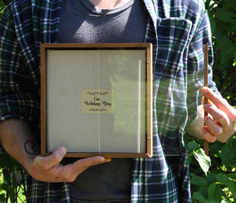 Photobook Wooden Gift Box. Acrylic Glass Lid. With Space for - Etsy