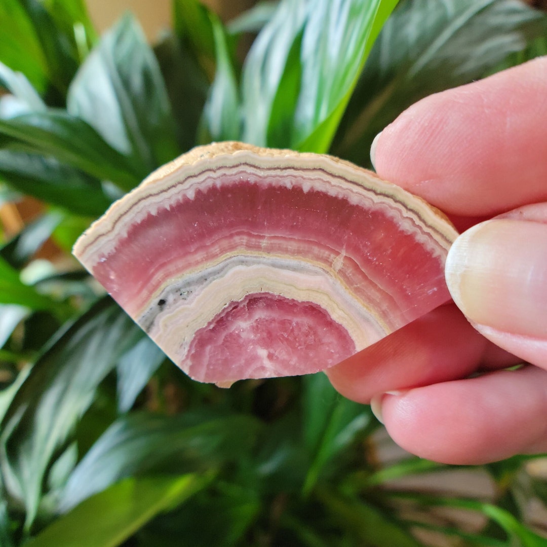 Beautiful Pink Rhodochrosite Slab, High Quality Polished Rhodochrosite ...