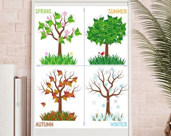 Four Seasons Series | Etsy