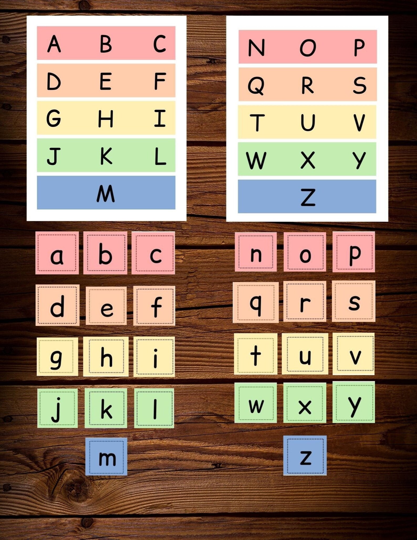 Alphabet Letter Matching Game Printable For Homeschool Or Etsy alphabet-letter-matching-game-printable-for-homeschool-or-etsy
