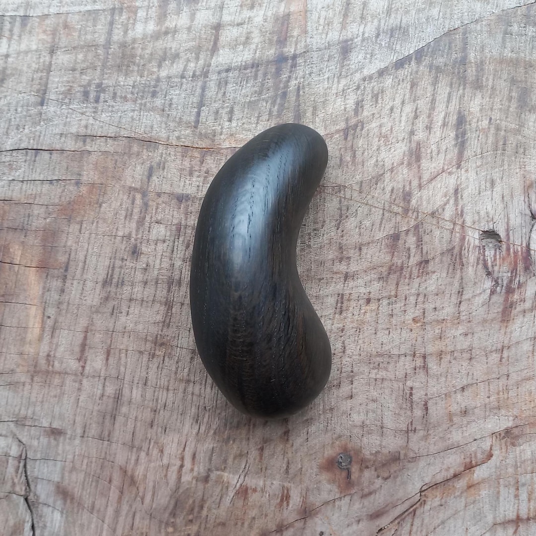 Bog Oak Worry Wood - Worry Stone - Handmade Wood Worry Stone - Zen ...