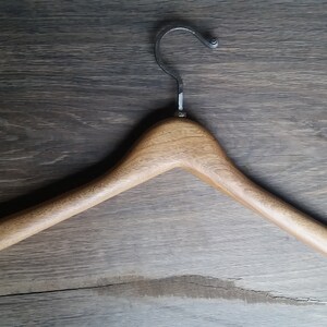 Hand Carved Walnut Hanger Rustic Coat Hanger | Etsy