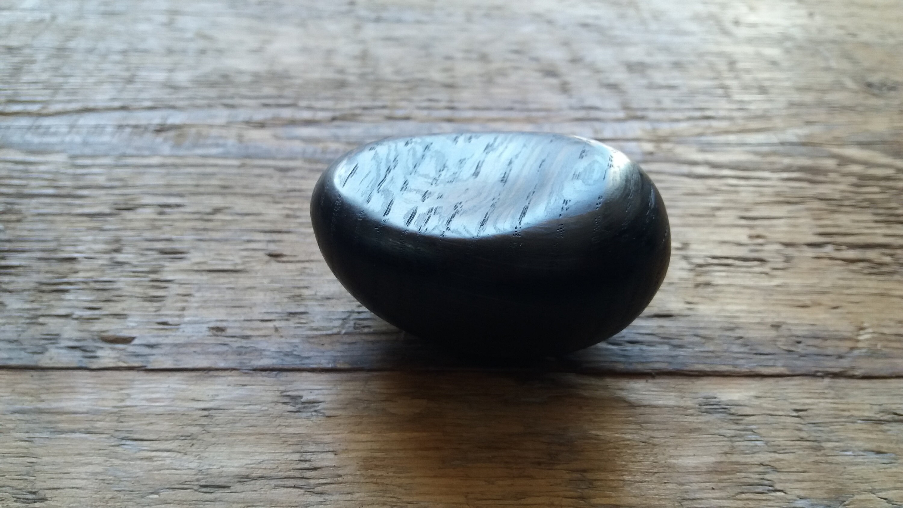 Hand Massager Bog Oak Wood Worry Stone Zen Stone | Etsy