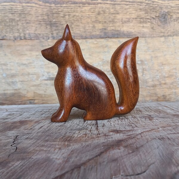 Wooden Fox - Etsy