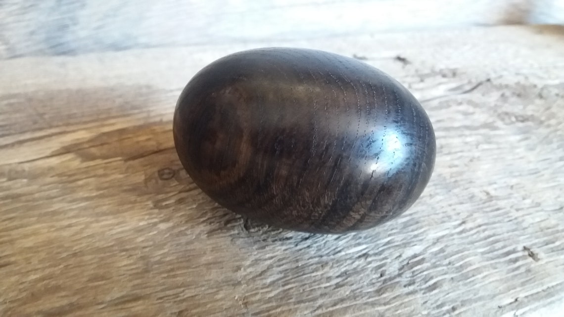 Hand Massager Bog Oak Wood Worry Stone Meditation Wood | Etsy