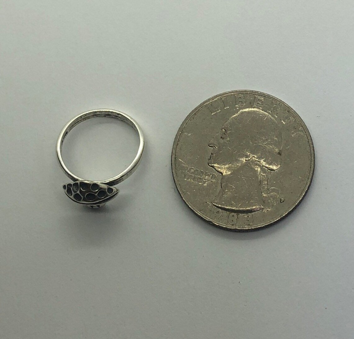 Silver Mushroom Ring Size 2 Cottagecore Ring Size 2 - Etsy