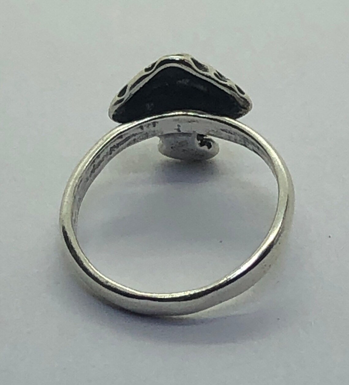 Silver Mushroom Ring Size 2 Cottagecore Ring Size 2 - Etsy