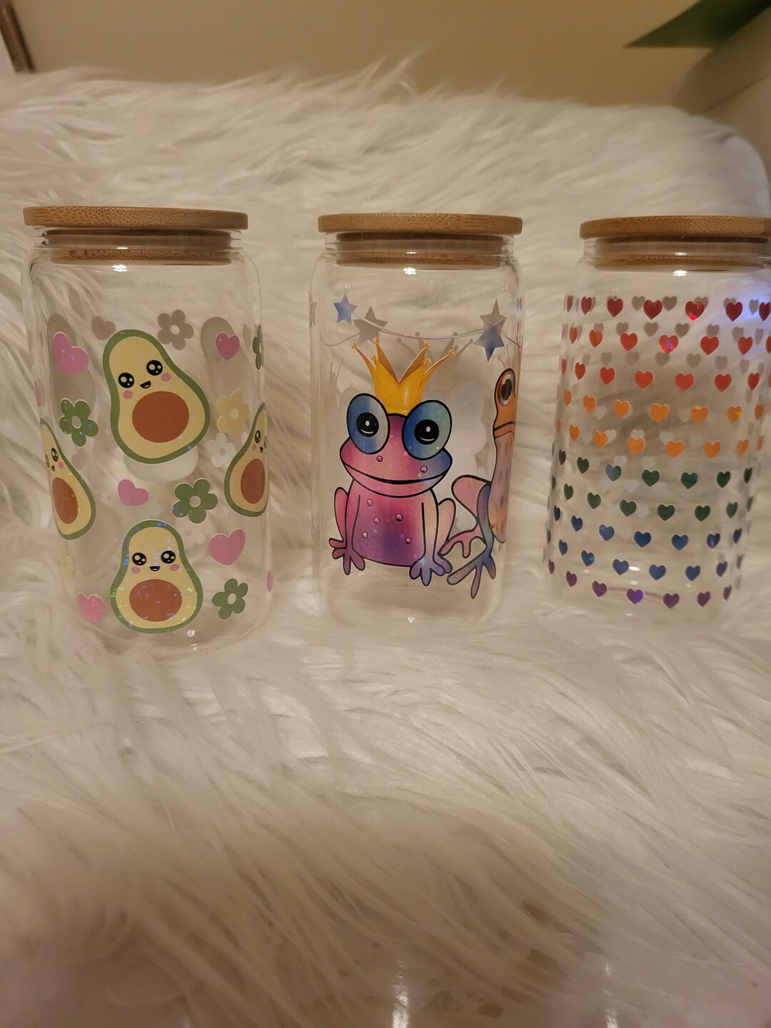 Libby Beer Can Glasses With Lid and 2 Straws - Etsy