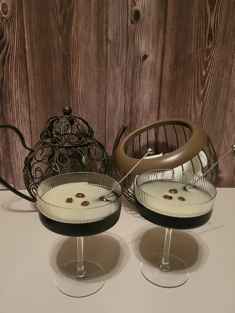 Fake Espresso Martini Set of 2 – Realistic Resin Cocktail Props – Home ...