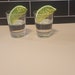 Set of 2 Fake Tequila Shots With Lime, Fake Drinks, Resin Art, Props ...