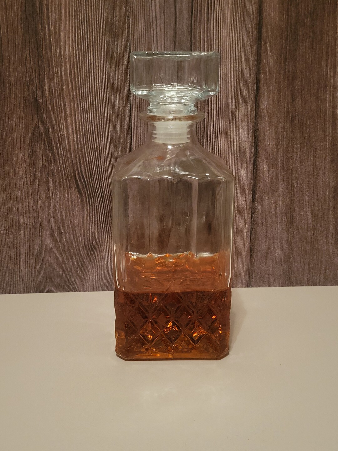 Fake Whiskey Decanter, Glass With Resin Made Fake Whiskey - Etsy