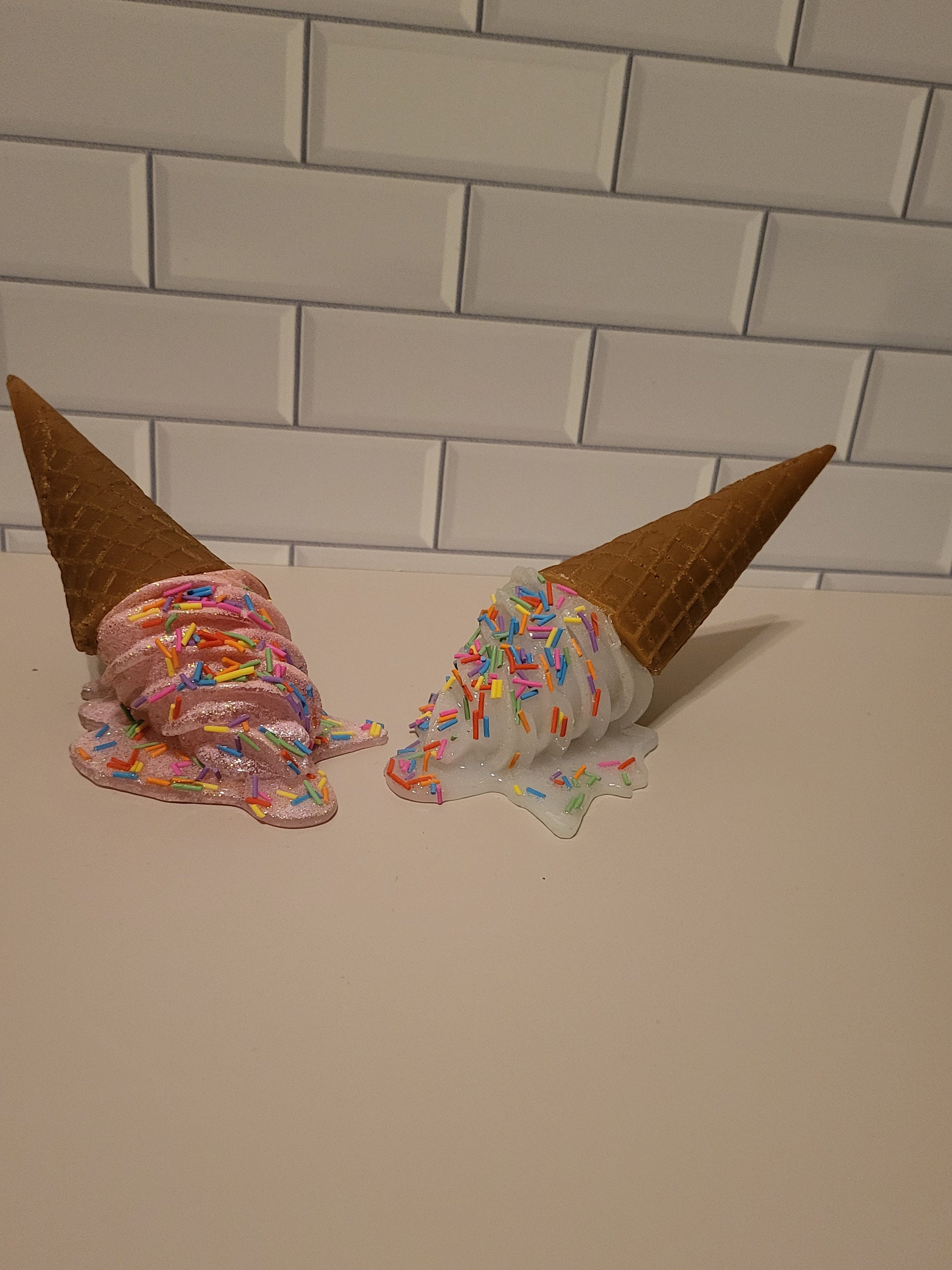 Fake Melting Ice Cream Cones - Etsy