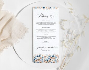 Boh Menu Template - Etsy