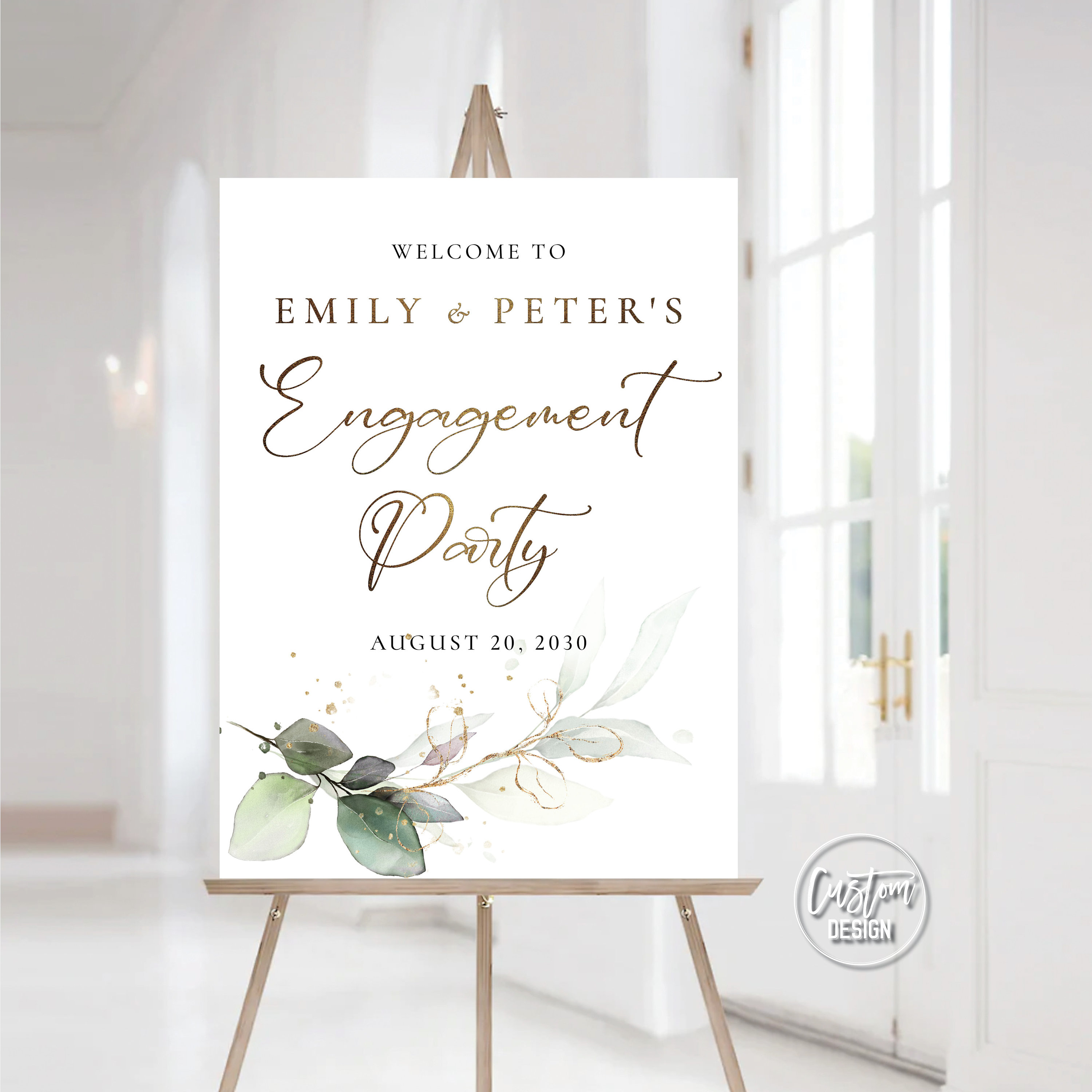 Blush Pink Roses We Are Engaged Welcome Sign Blush Pink - Etsy