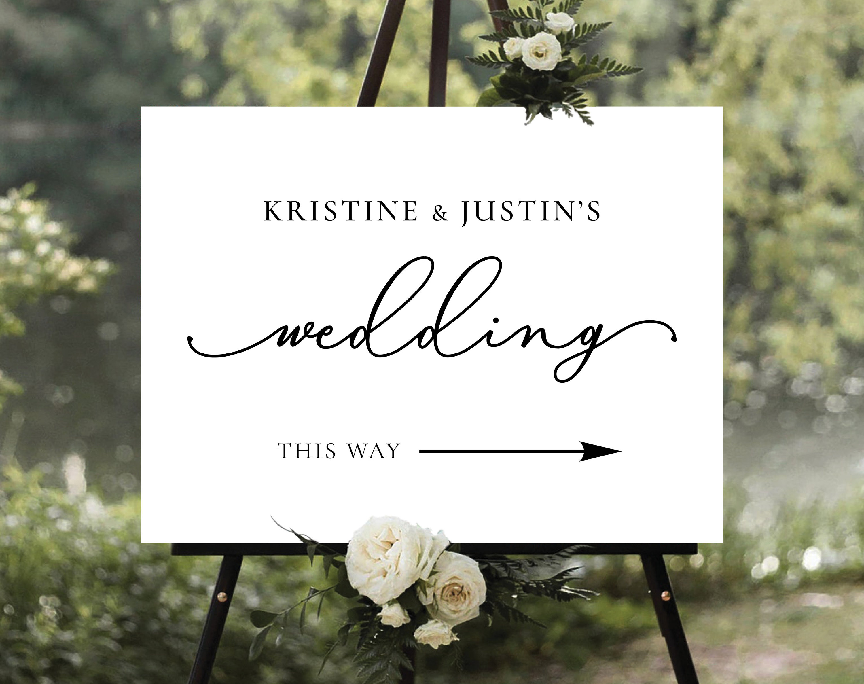 Wedding this way sign 60 photos - Vianawedding.com