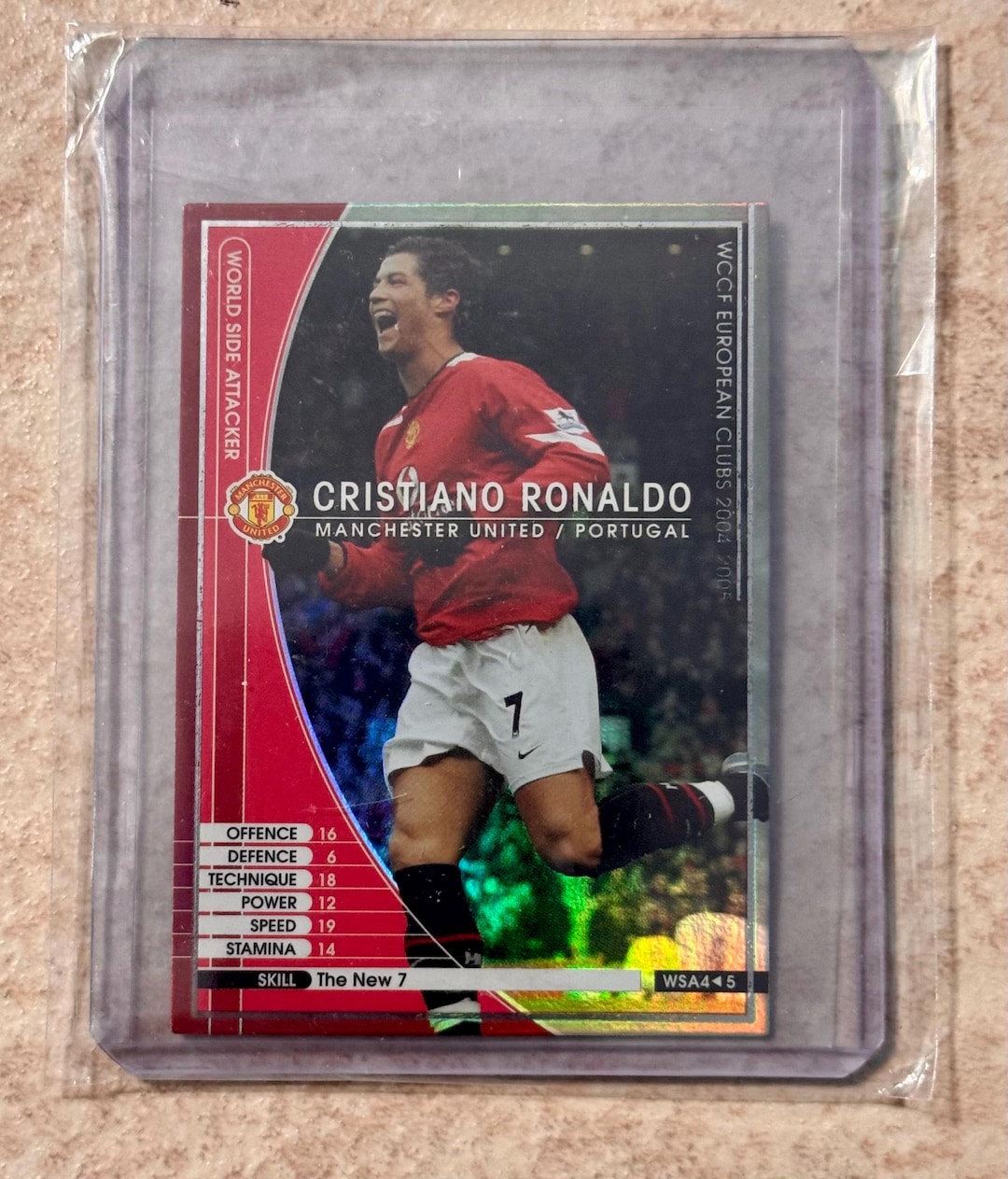 2004 Panini WCCF Cristiano Ronaldo Rookie Card RC - Sweet Card - Tough ...