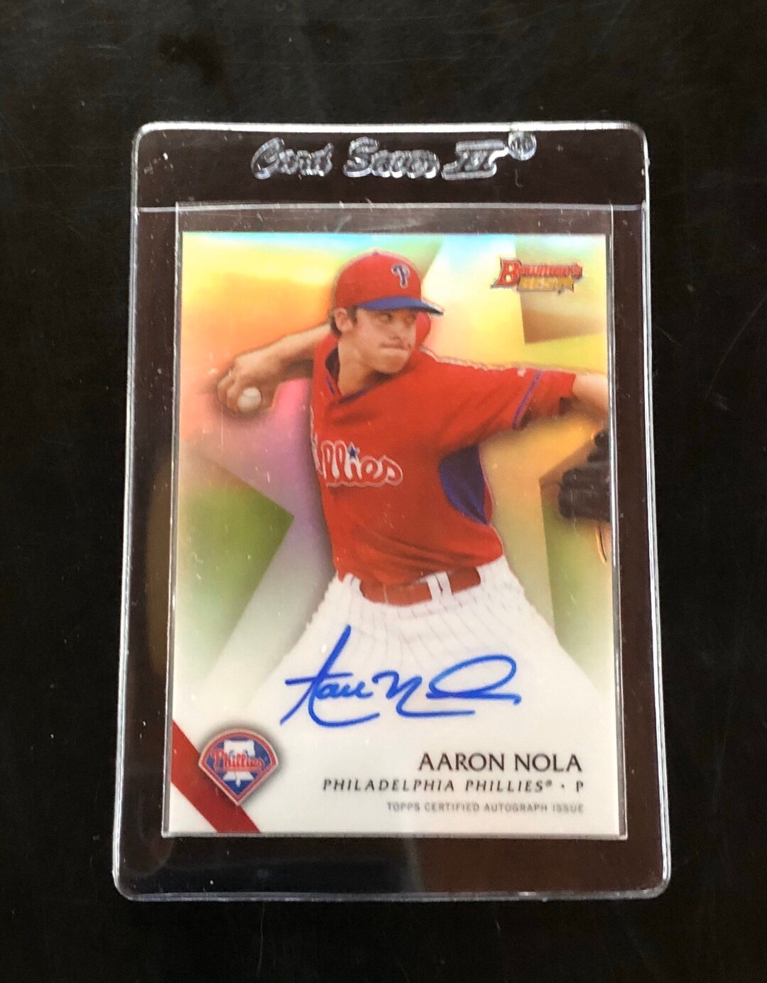 Phillies Phenom Aaron Nola Autographed Card - Etsy