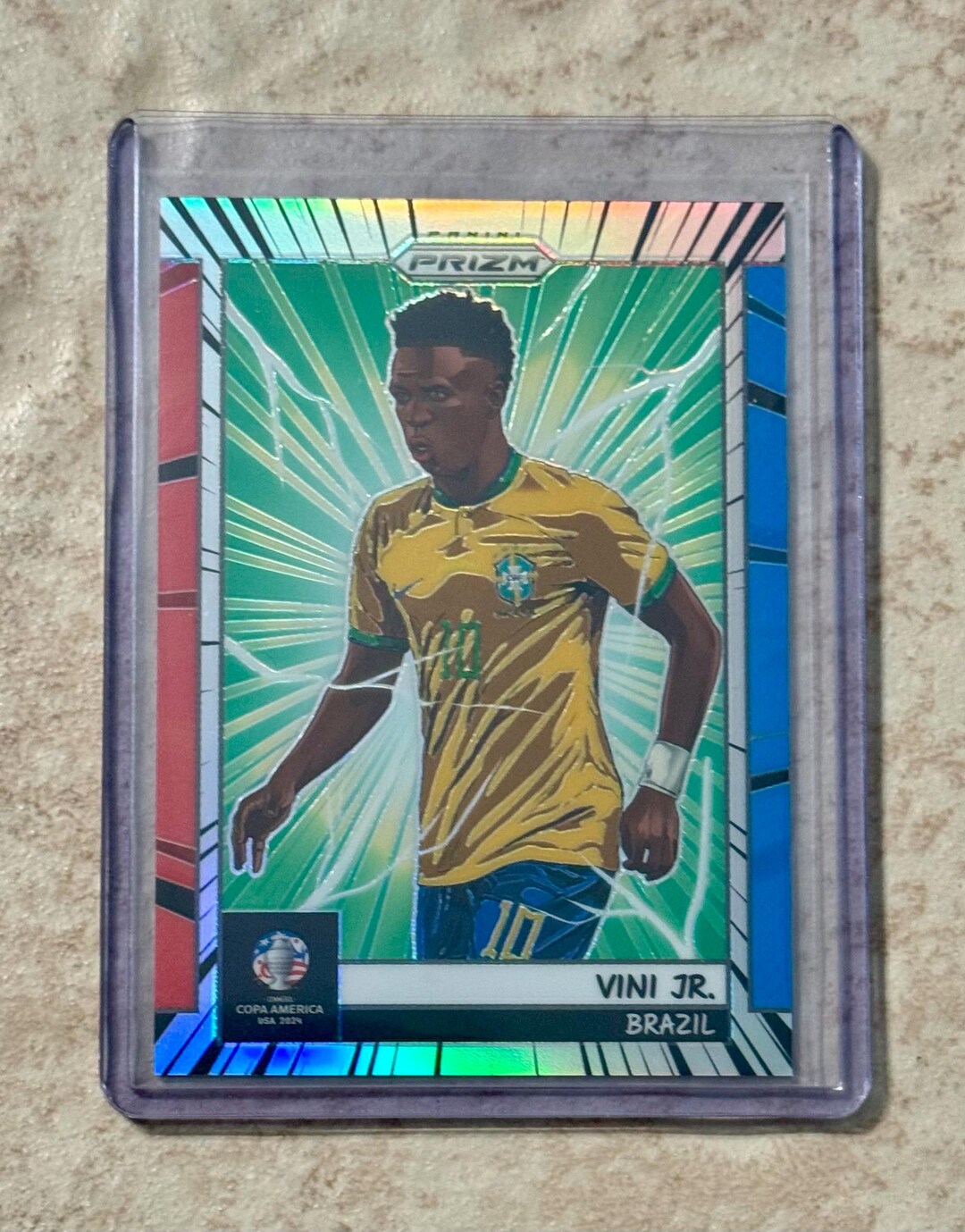2024 Panini Prizm Conmebol COPA America VINI Jr. Brazil #5 Manga Case ...