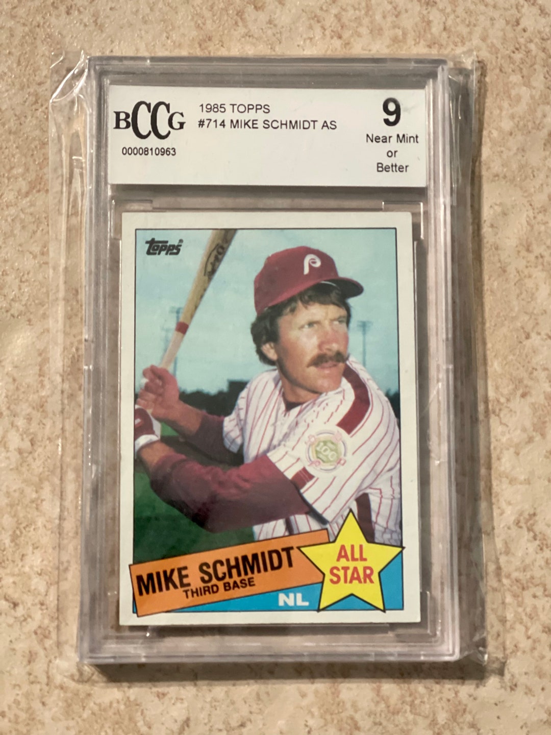 1985 Topps Mike Schmidt BCCG 9 - Etsy