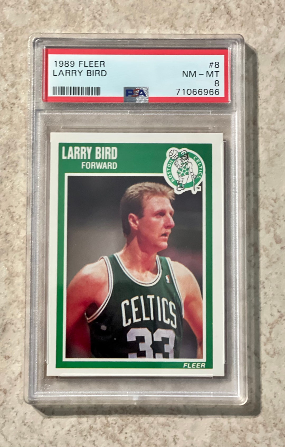 1989 Fleer Larry Bird Card PSA 8 - Etsy