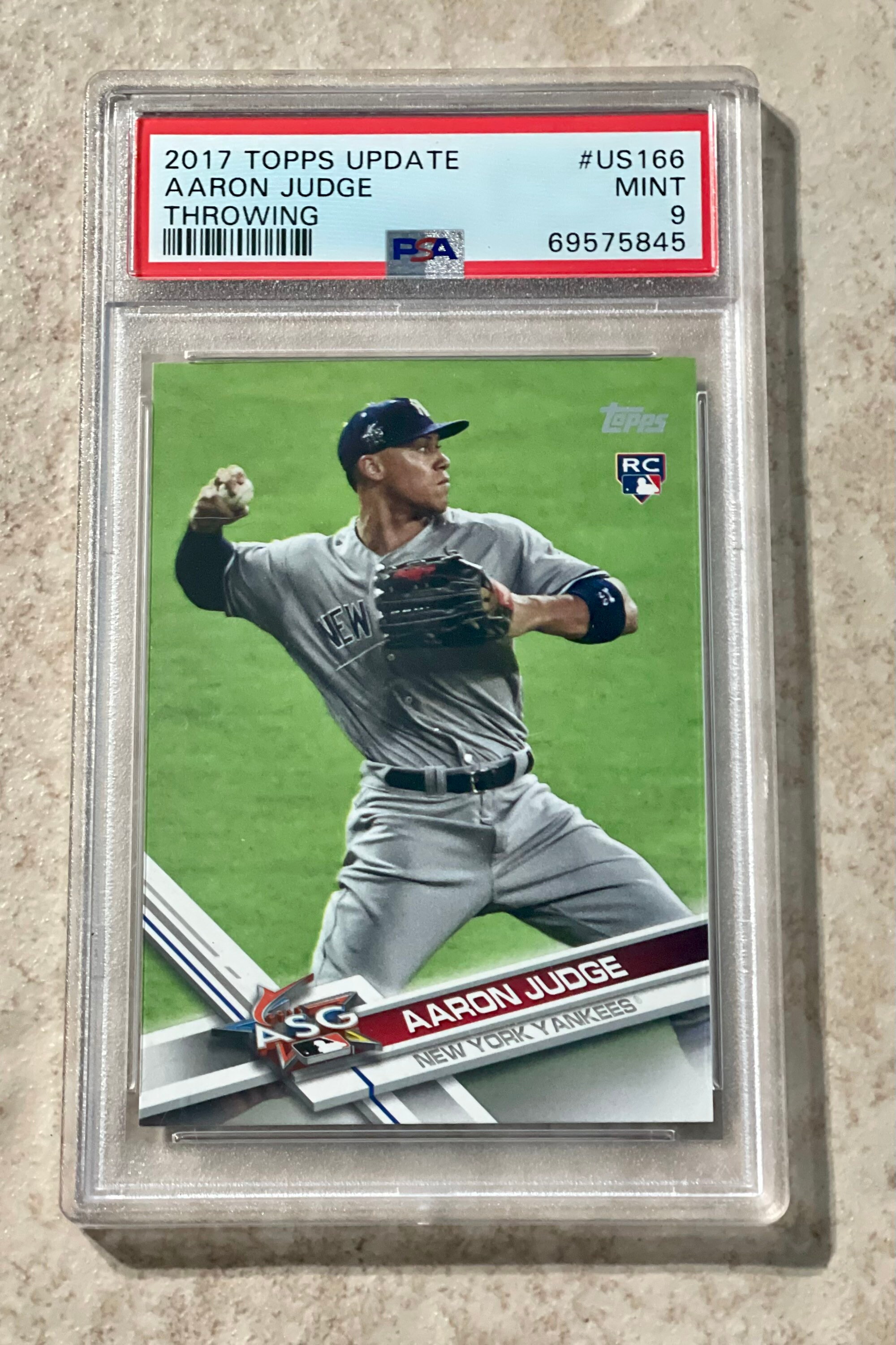 2017 Topps Update Aaron Judge New York Yankees RC Card PSA 9 Mint - Etsy