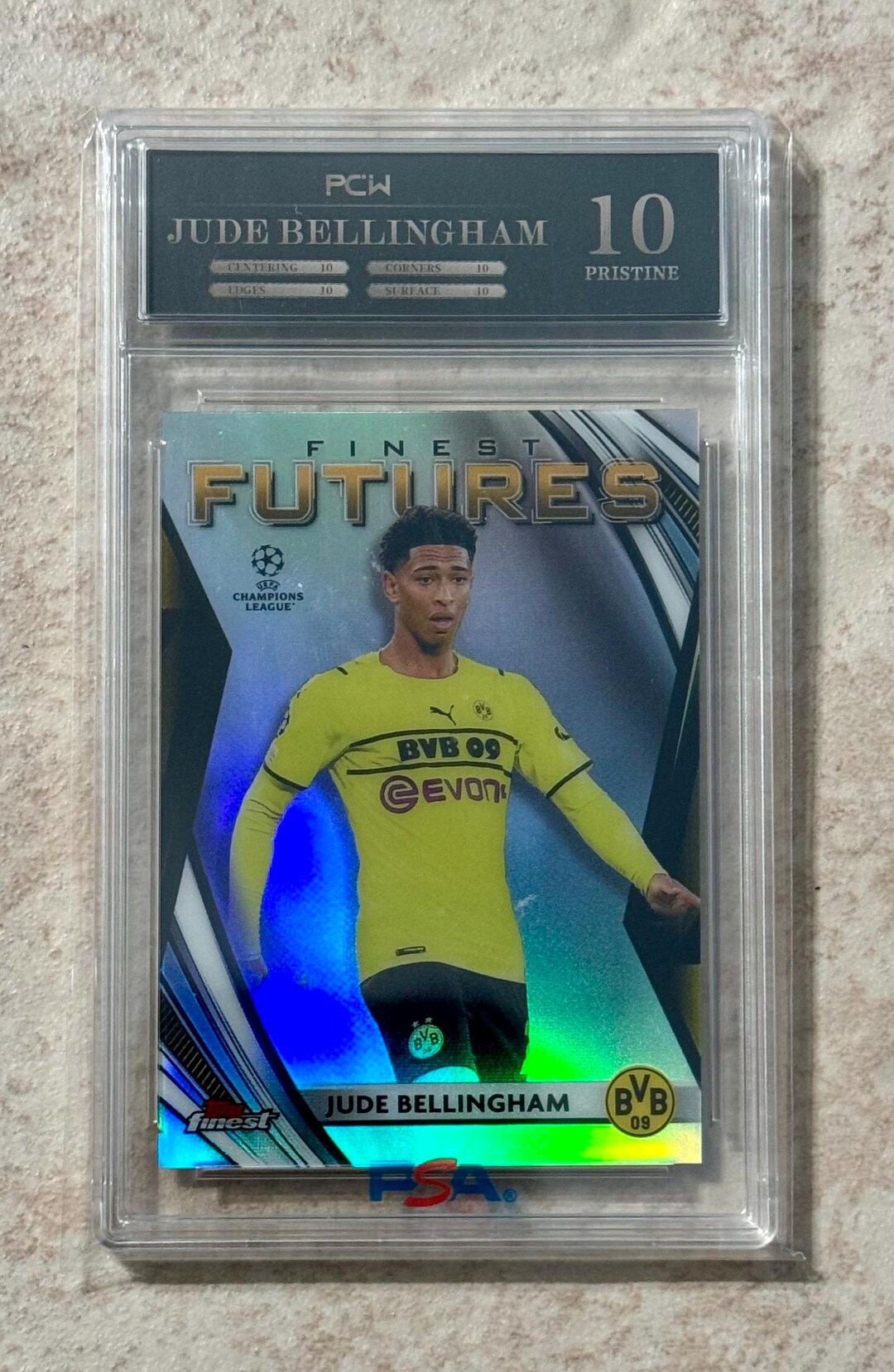 Jude Bellingham - Silver Futures - 2022 Topps Chrome Finest - PCW 10 ...