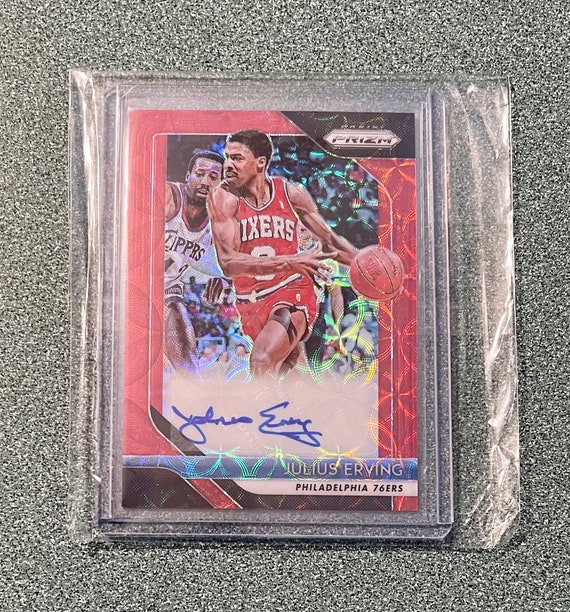 Memorabilia Julius Erving autographed card Art & Collectibles etna.com.pe