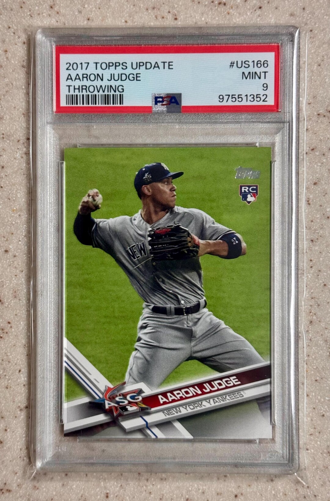 2017 Topps Update Aaron Judge New York Yankees RC Card PSA 9 Mint - Etsy